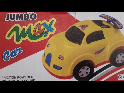 Jumbo Max Toy Car Unboxing | Friction Powered With Zoo Zoo Sound || # ...