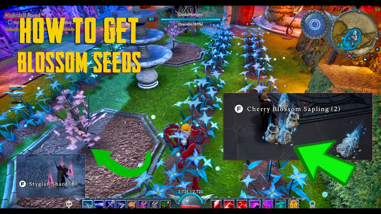 How to get cherry blossom seeds in V Rising! - YouTube