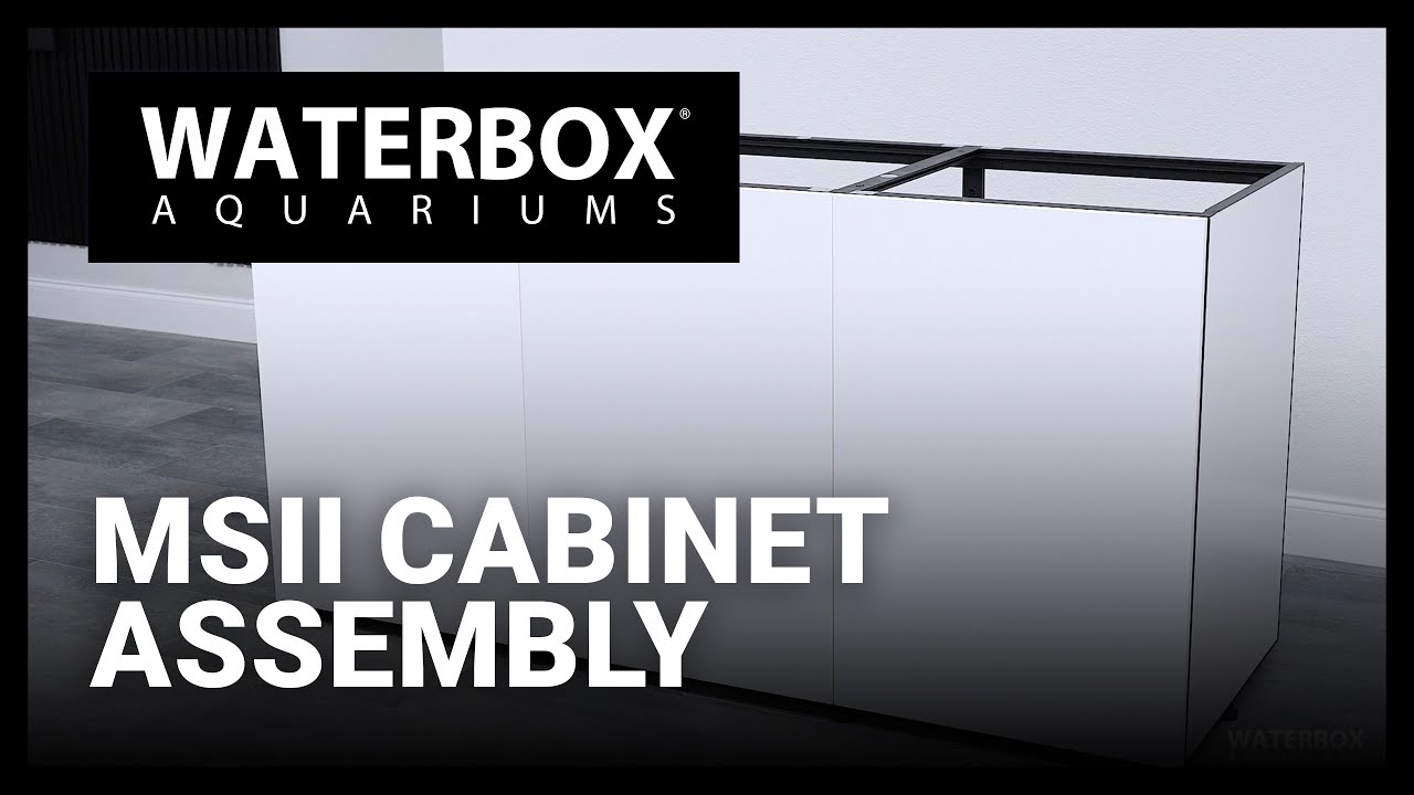 Assembling The MSII Waterbox Cabinet - YouTube