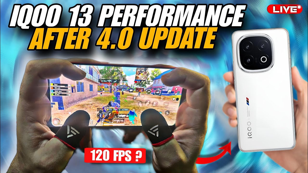 IQOO 13 120FPS PERFORMENCE TEST AFTER 4.0 UPDATE🔥| WITH FACECAM😲# ...