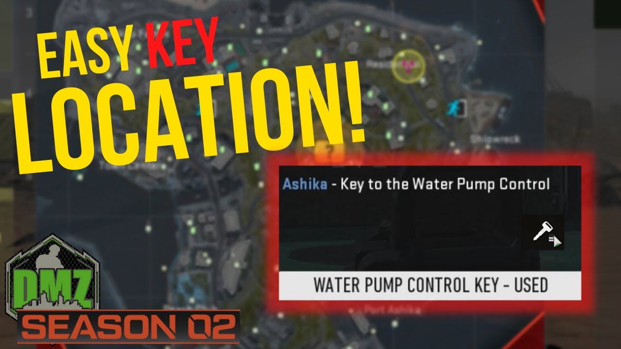 Water Pump Control key LOCATION GUIDE | Call of Duty Warzone 2.0 DMZ ...
