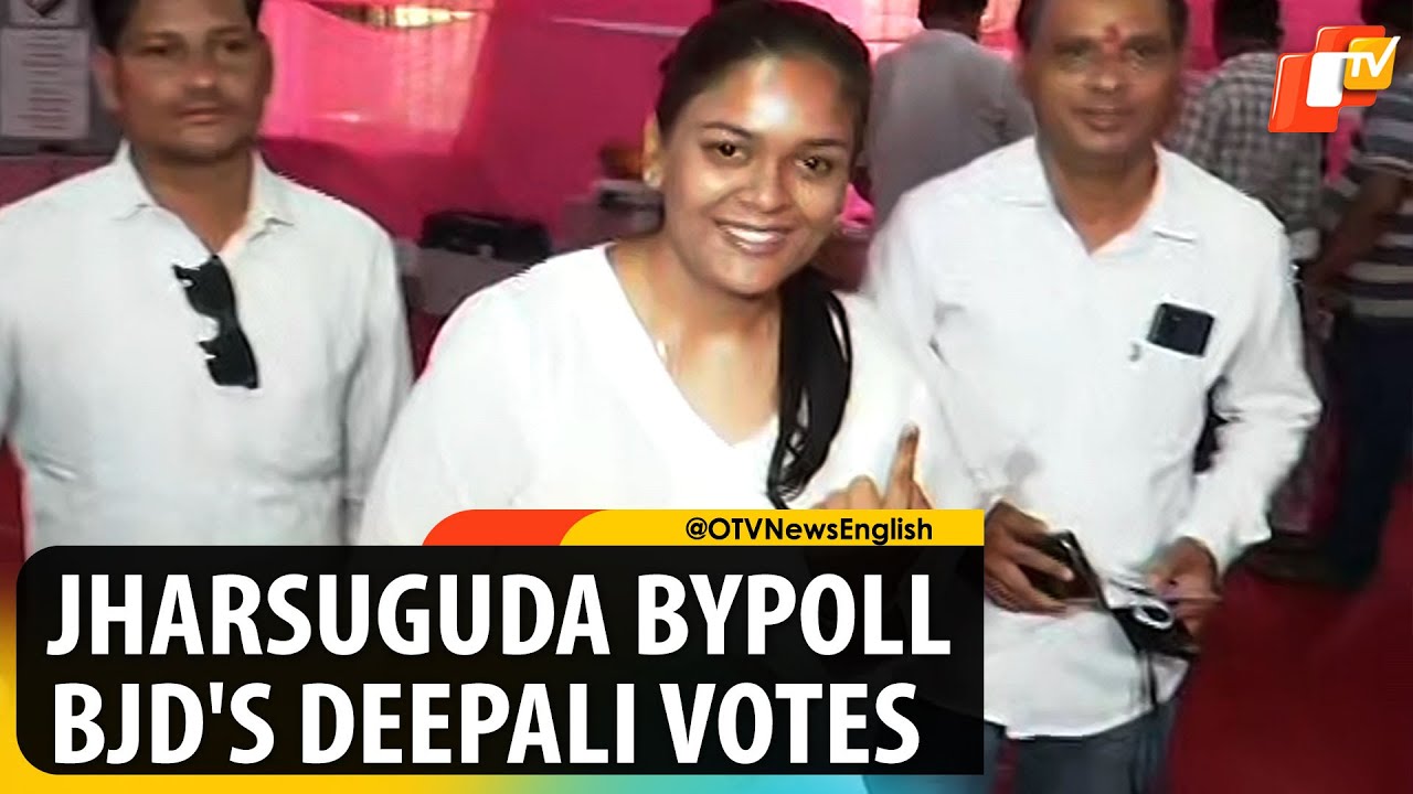 Jharsuguda By-Election - BJD Candidate Deepali Das Exercises Her Vote ...