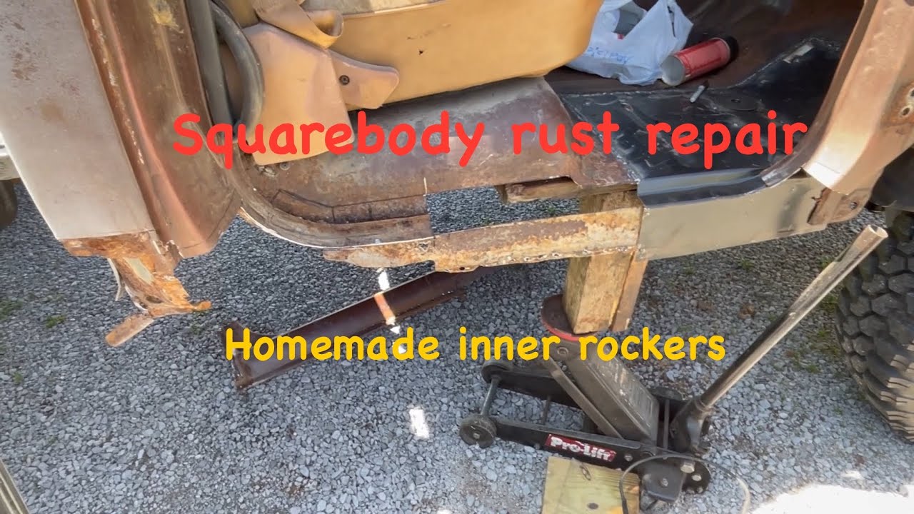 73-87 Squarebody Chevy rust repair - YouTube