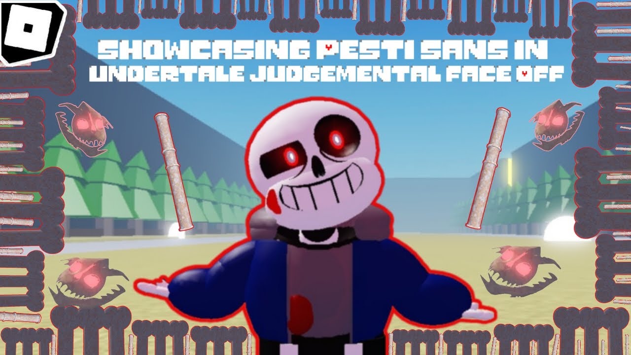 ShowCasing Pesti Sans In [ Undertale Judgemental Face Off ] - YouTube