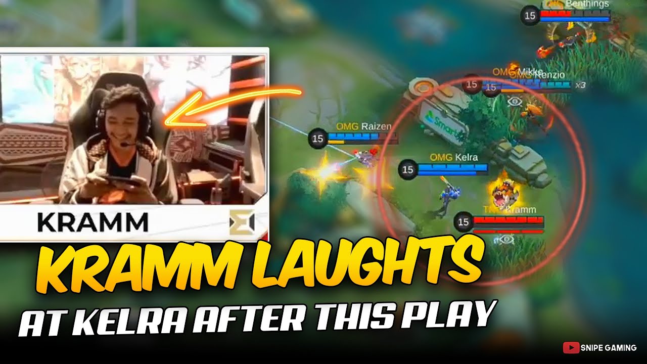 KRAMM LAUGHS at KELRA AFTER THIS PLAY. . . 😮 - YouTube