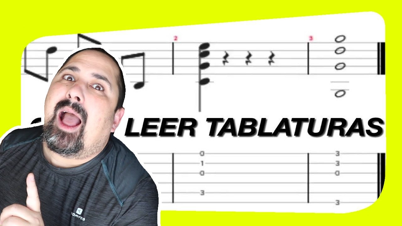 Cómo Leer Partituras 1 | Tablaturas, TABS | guitarra - YouTube