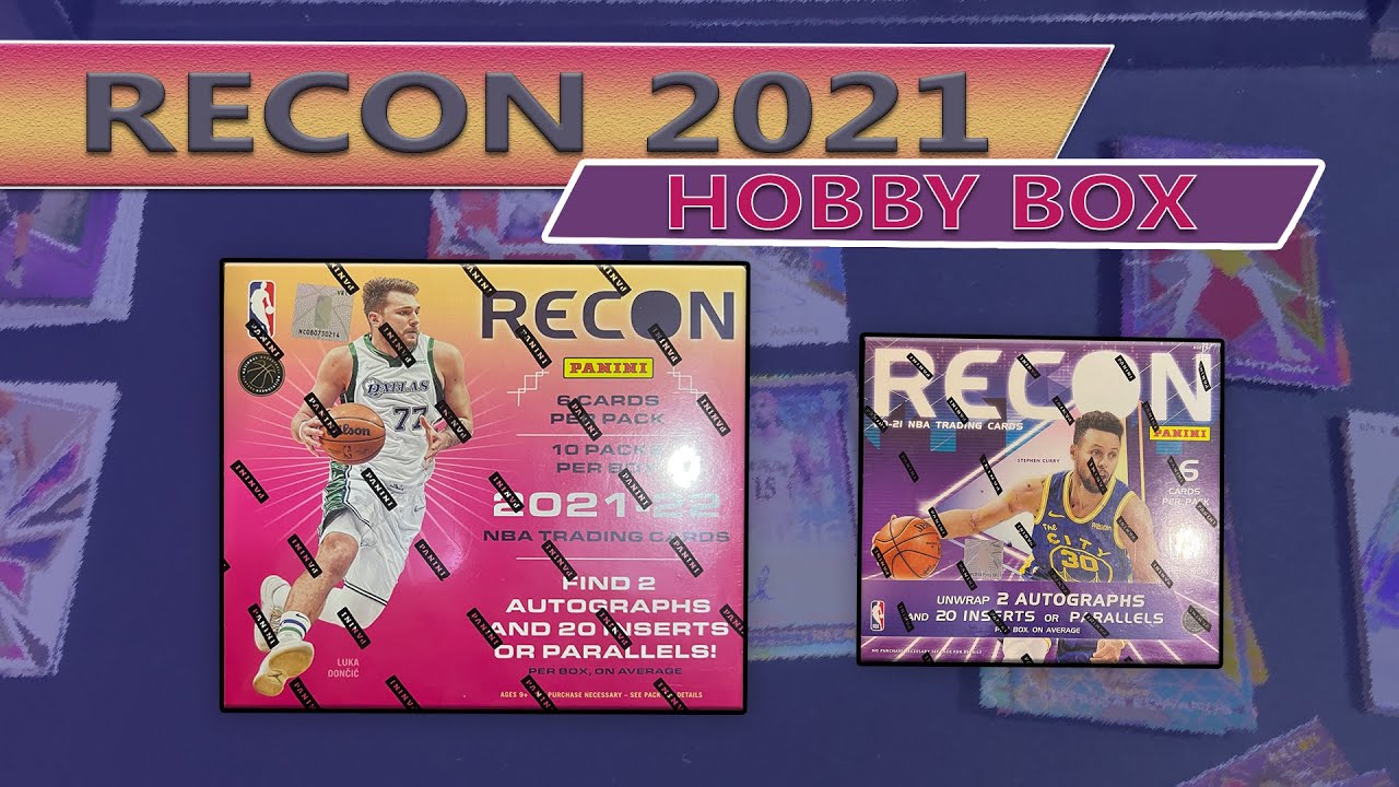 First Look : 2021 - 2022 Panini Basketball RECON hobby box vs 2020 ...