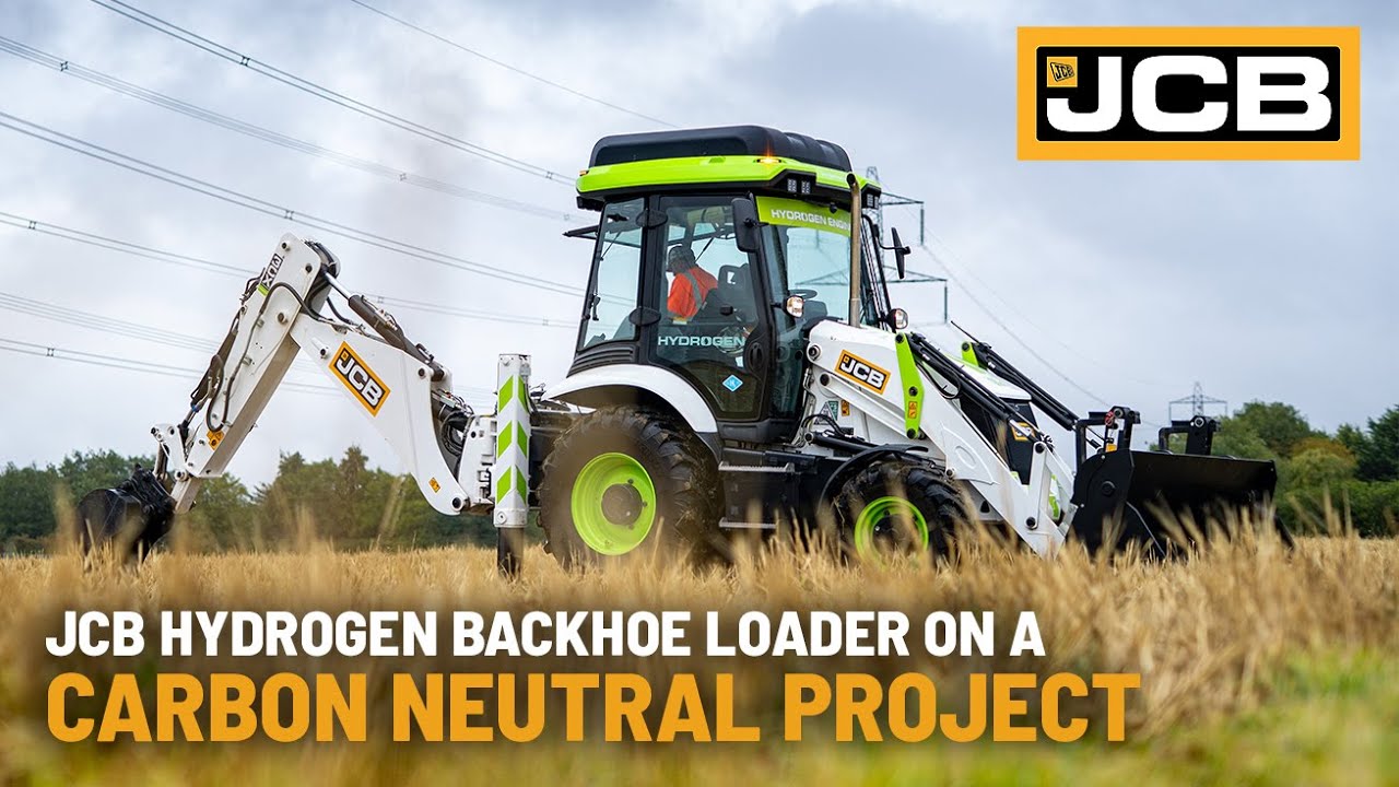 JCB Hydrogen Backhoe Loader on Carbon Neutral UK Project | Lower Thames ...