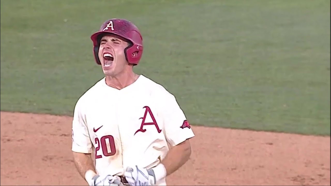 Carson Shaddy - Arkansas Baseball Highlights - YouTube