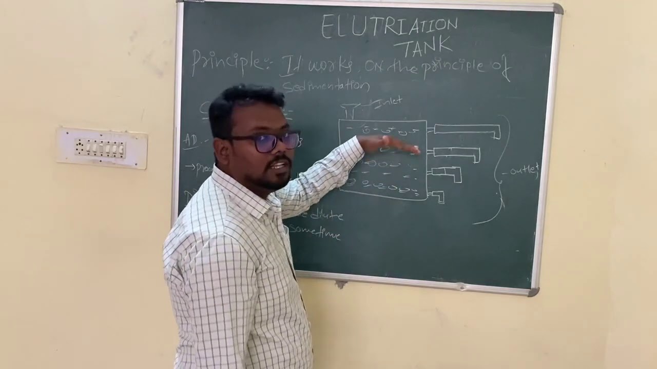 Elutriation tank and Elutriation method - YouTube