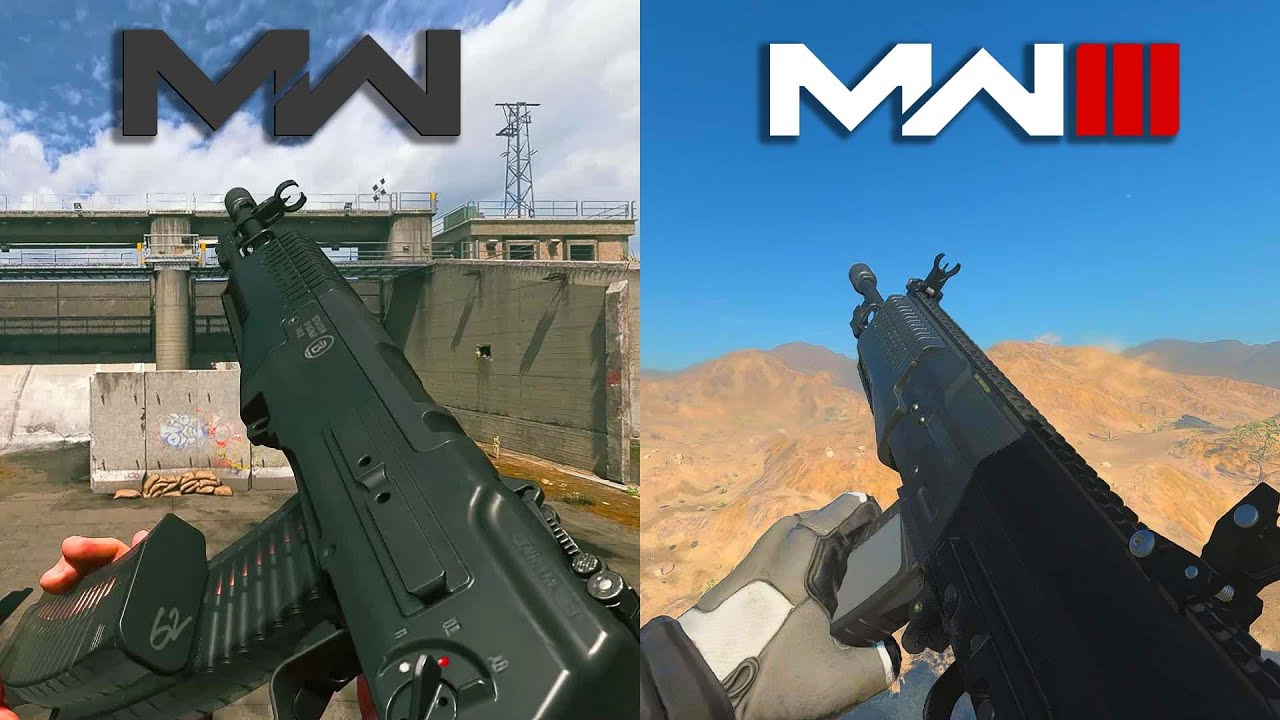 Call of Duty Modern Warfare VS Modern Warfare III : Reload Animation ...