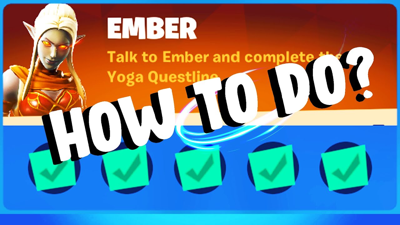 Guide on how to do EMBER punchcard challanges | ( Fortnite ) - YouTube
