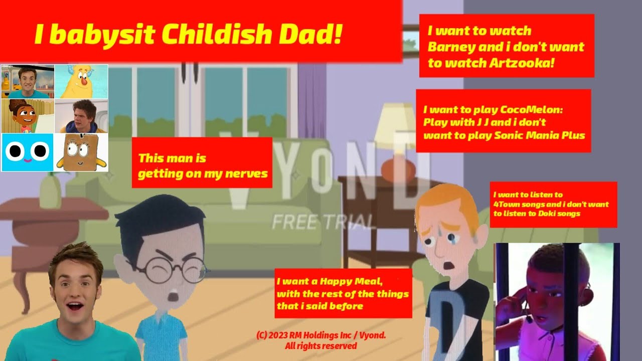 I babysit Childish Dad (my version + new things only on this video ...