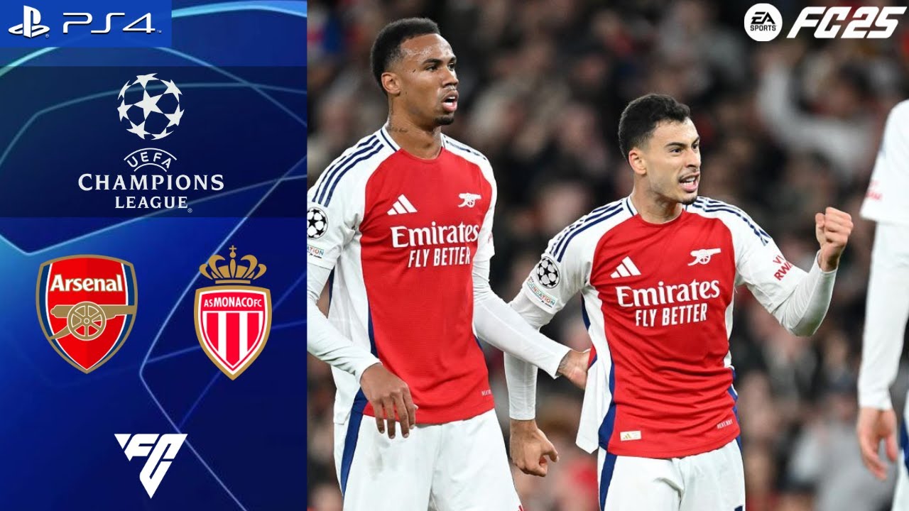 FC 25 | Arsenal FC VS AS Monaco | UEFA Champions League - YouTube