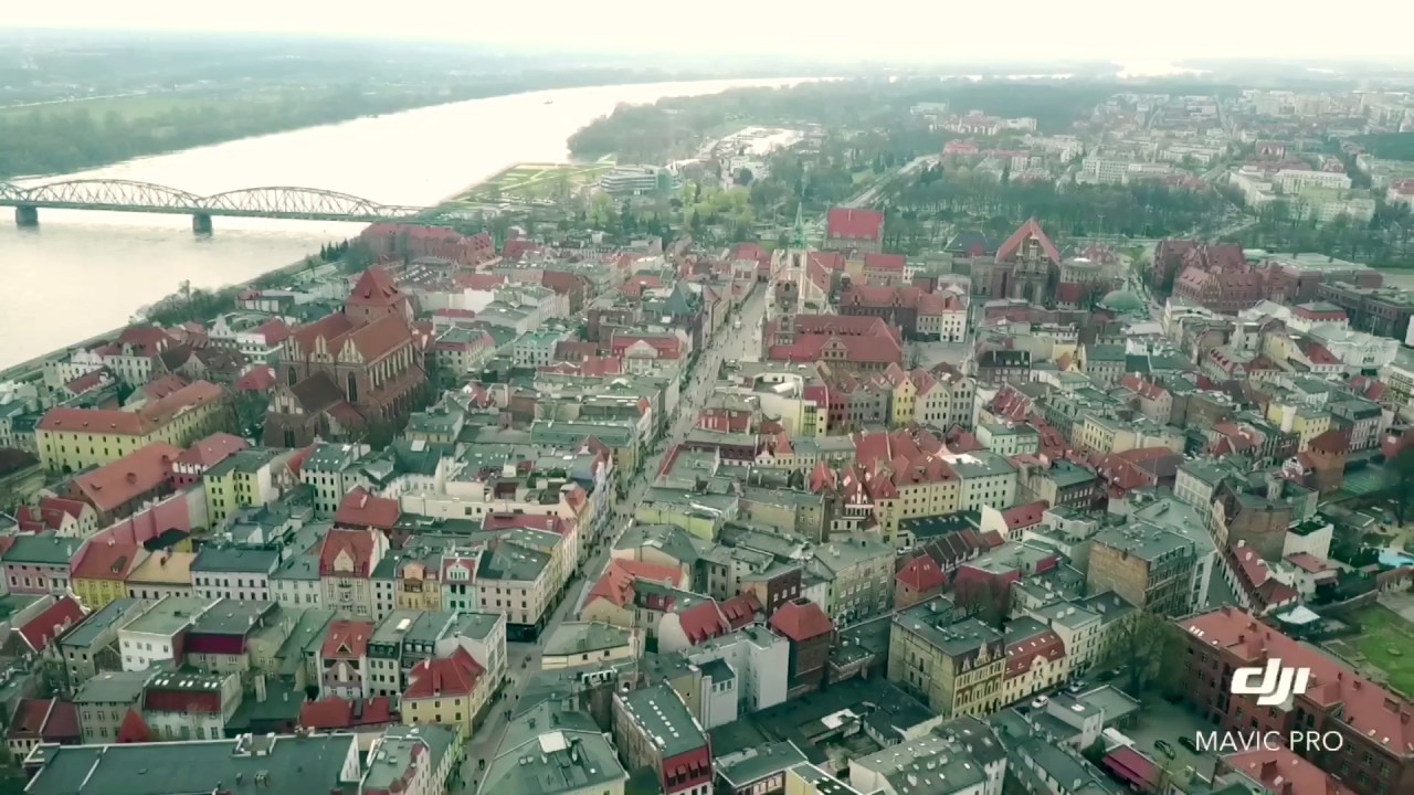 Poland- Torun Old Town Drone Video(波蘭-托倫古鎮）Dji mavic Pro 1080p - YouTube