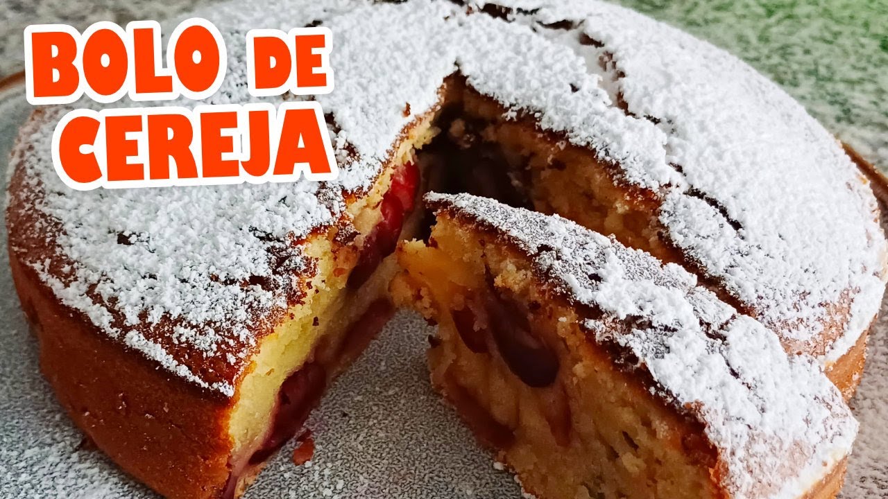 Receita de Bolo de Cereja | Fácil e Delicioso! - YouTube