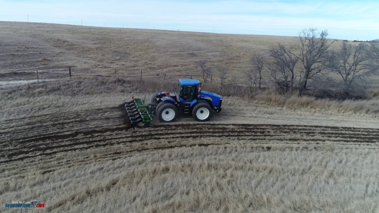 McCune Family Farms deep ripping compaction areas - YouTube