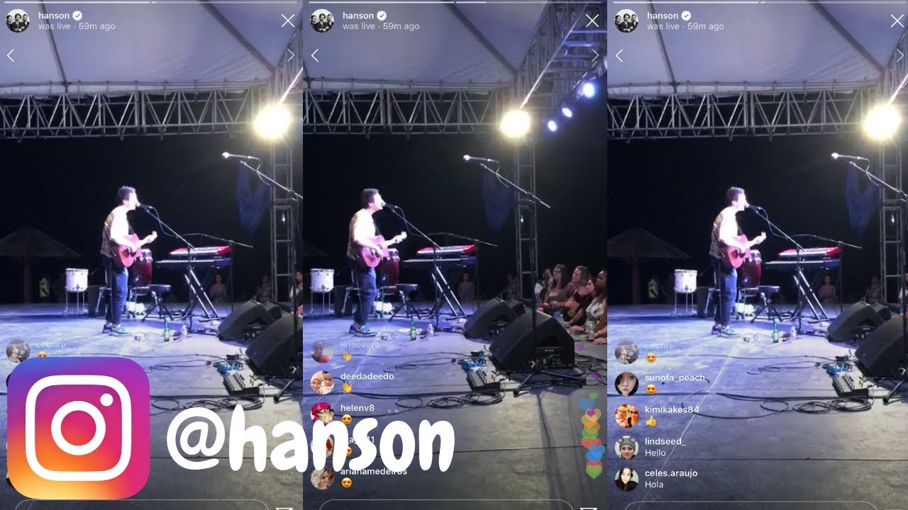 Hanson - Instagram LIVE {February 1 2019} FULL - YouTube