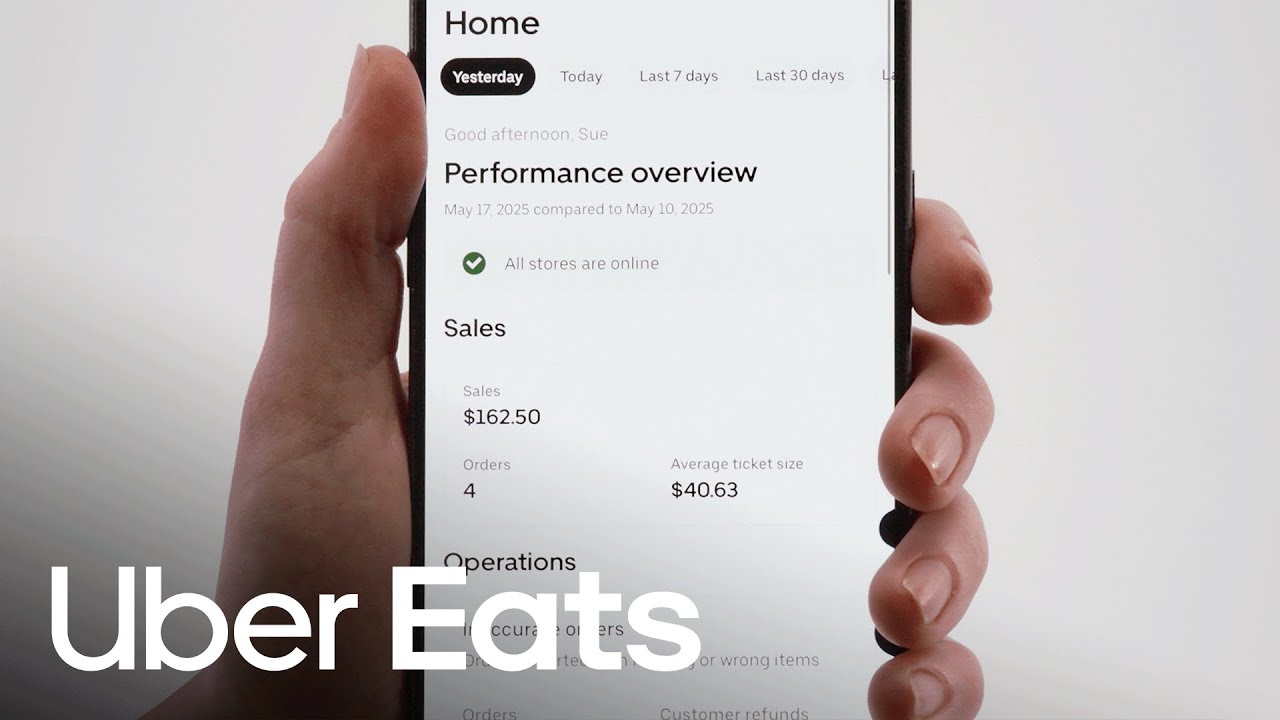 How to navigate the Uber Eats Manager mobile app | Uber Eats - YouTube