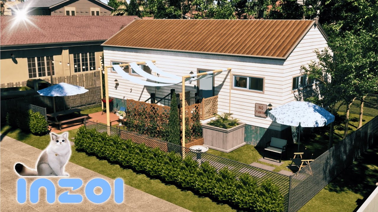 inZOI | Trailer House | Starter | speed build 😺 - YouTube