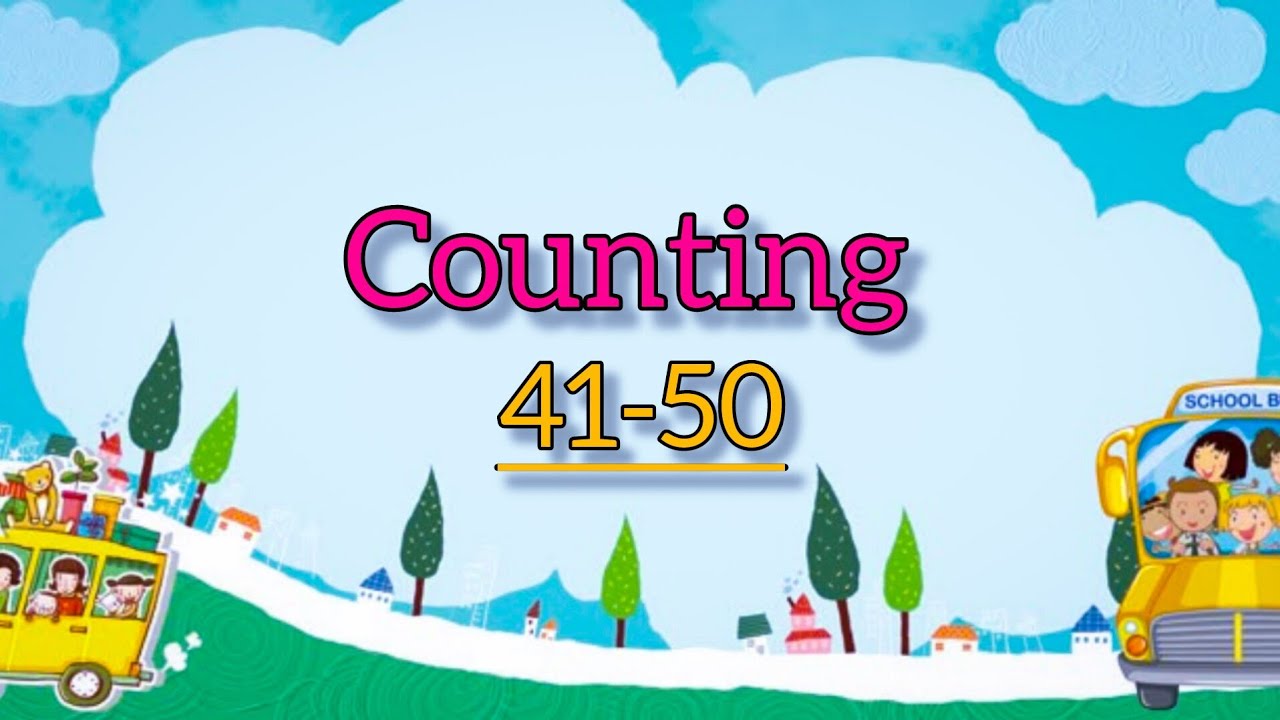 Mathematics || forward counting 41_50 || counting 41_50 || counting for ...