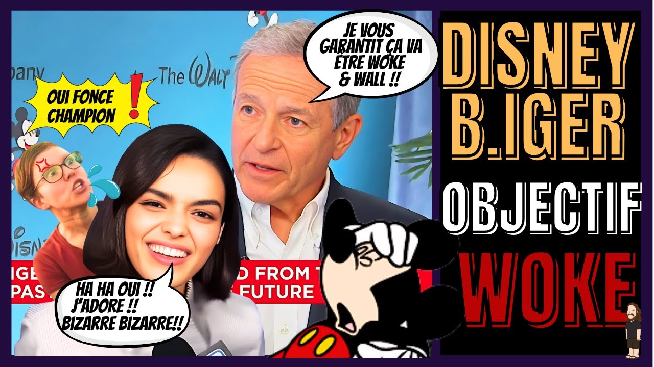 DISNEY(USA MICKEY)BOB IGER CONTINUE LE WOKISME,OBJECTIF WOKE & WALL ...