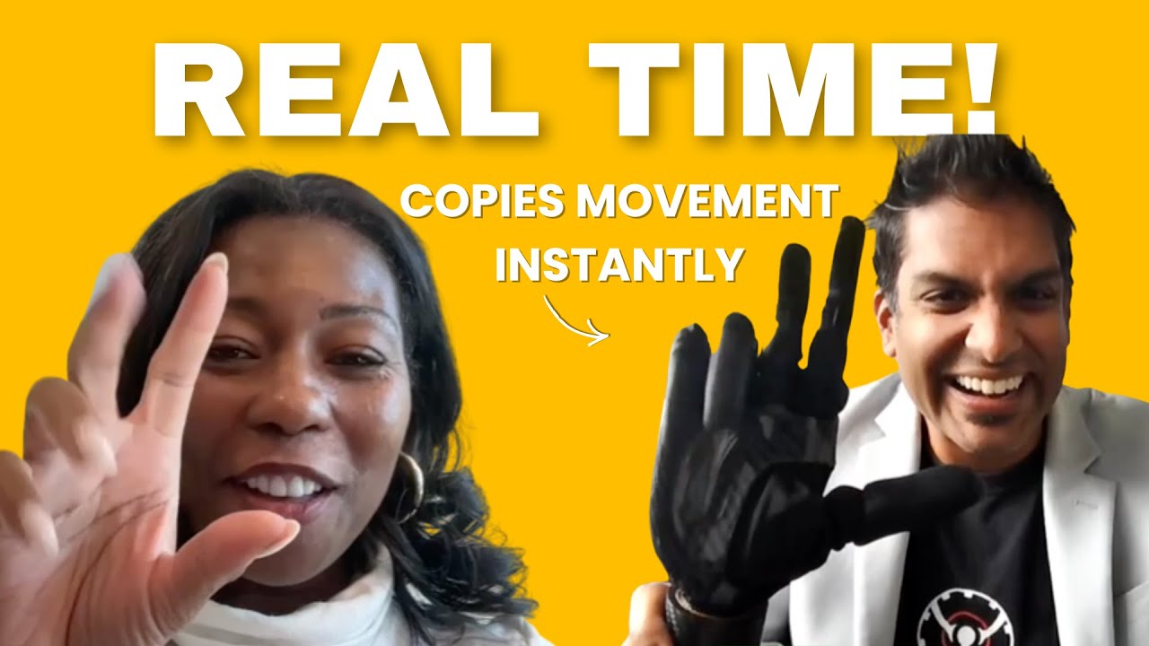 This Robotic Arm Copies Human Movement in Real Time - YouTube