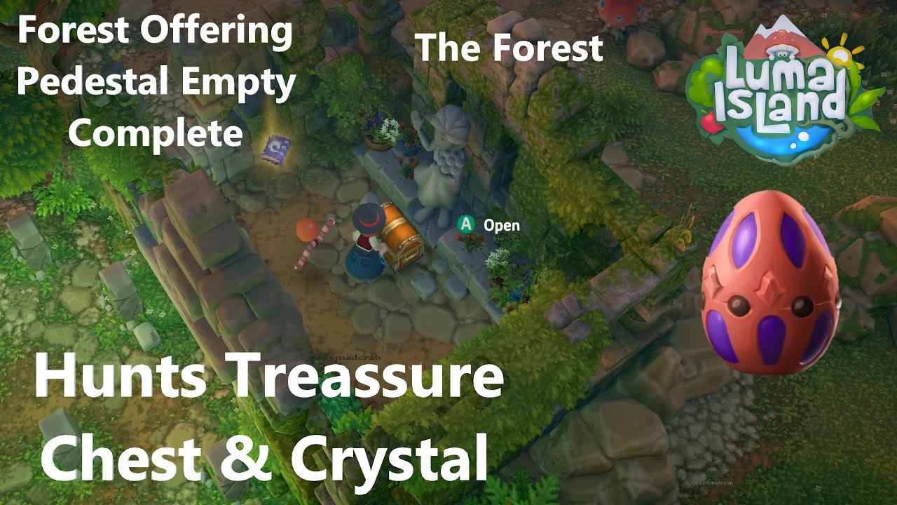 Forest Offering Crystals Completes Treasure Chest Hunt - LUMA ISLAND ...