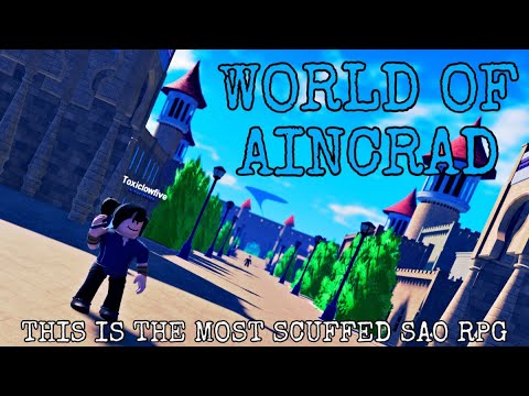 THIS WAS THE MOST SCUFFED SAO RPG I HAVE EVER PLAYED! | Roblox | [World ...