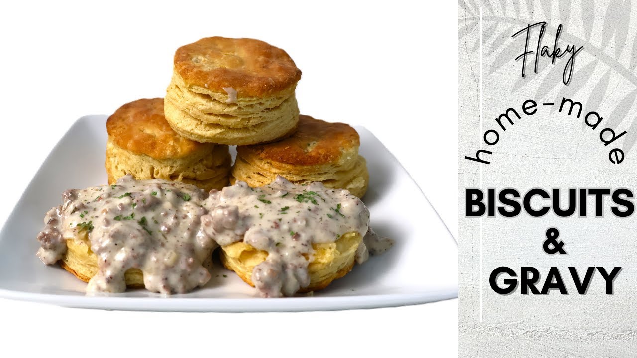 Flaky Buttermilk Biscuits and Hamburger Gravy Recipe. - YouTube