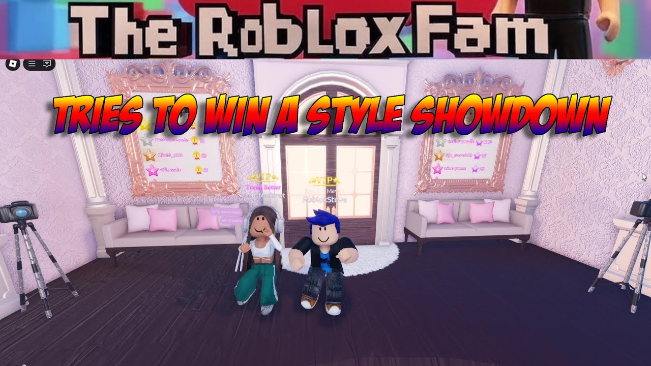 Dress To Impress Style Showdown with The Roblox-Fam - YouTube