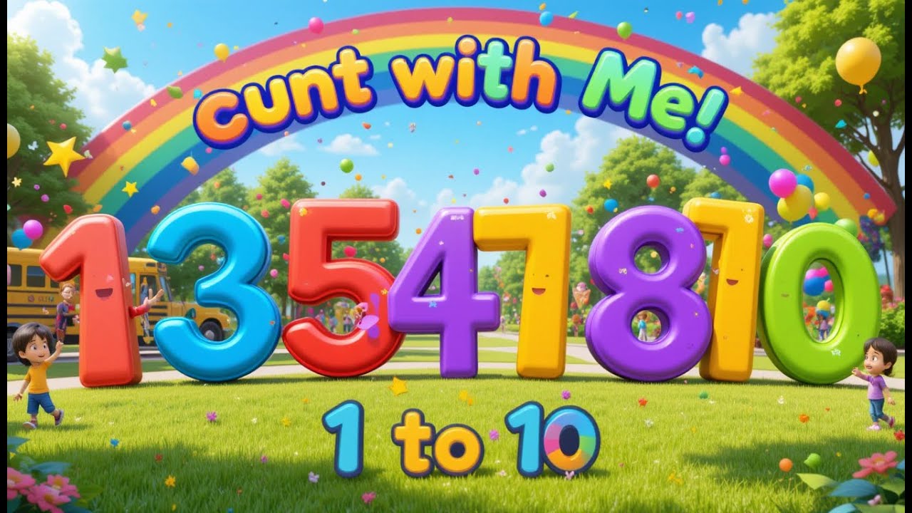 Numbers Song 1 To 10 | Nursery Rhymes For Kids | Kids Song | Panda ...