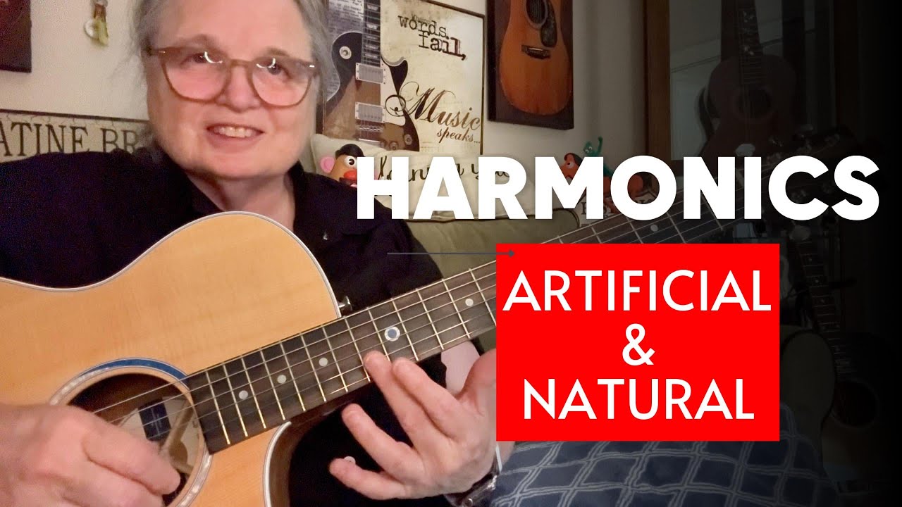 Let's TALK Harmonics! Artificial VS Natural ** (Martin SC13 Guitar) # ...