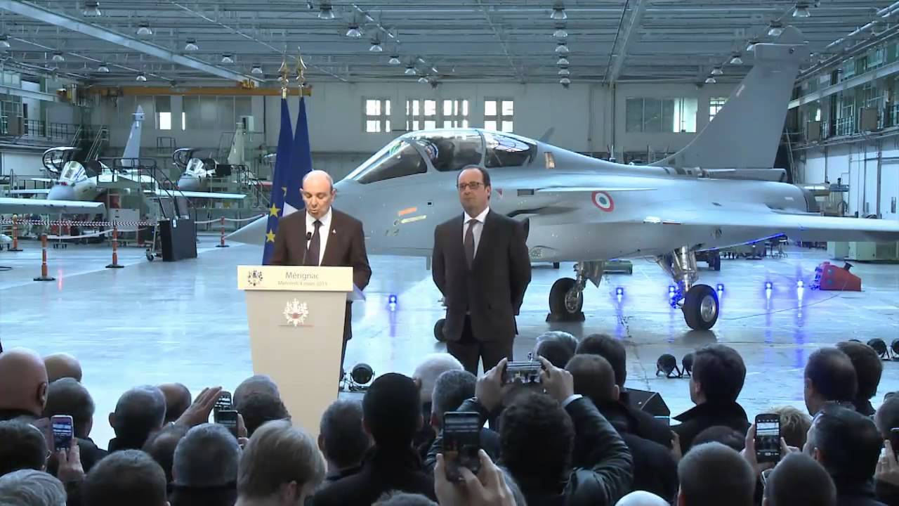 Visit of the French President at Mérignac - Dassault Aviation - YouTube