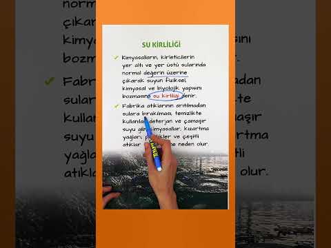 Kirlilik ve Çevre Sorunları Konusuna Bakalım 👉🏻