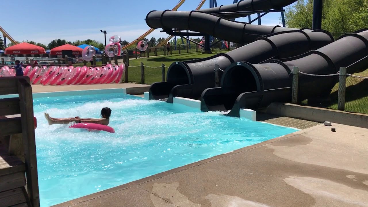 Black Hole Water Slide at Canada's Wonderland - YouTube