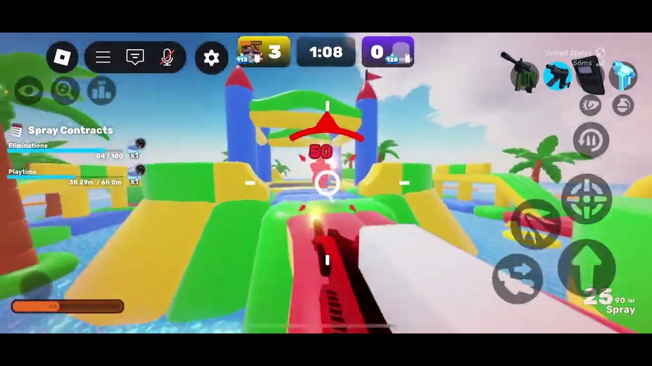 DESTROYING someone in REWORKED Splash map in Roblox Rivals - YouTube