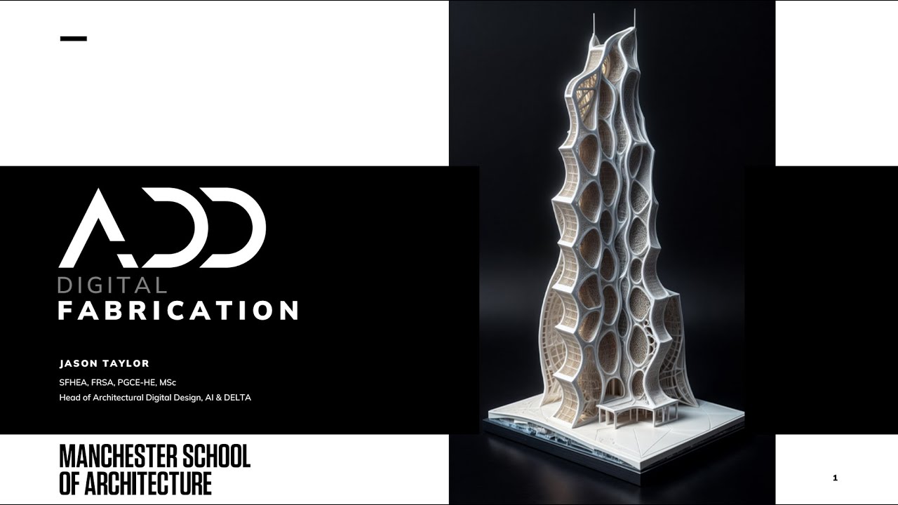 ADD Workshop 05 - 24/25 - Digital Fabrication - YouTube