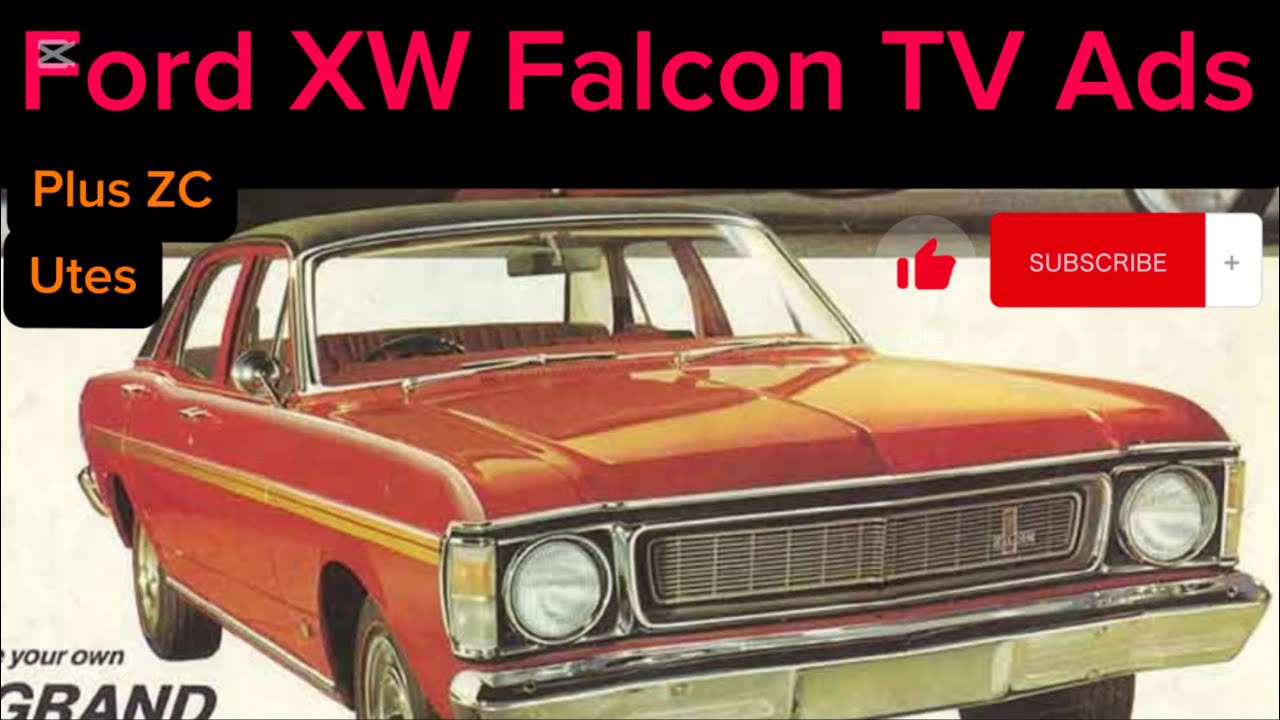 Ford XW Falcon , Fairlane ZC and Falcon Ute TV Ads - YouTube
