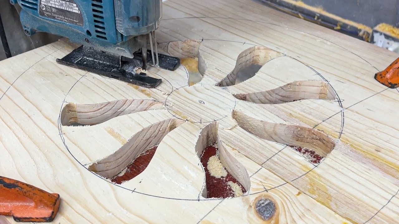 Skillful Woodworking Process By Veteran Carpenters // Build A Dining ...