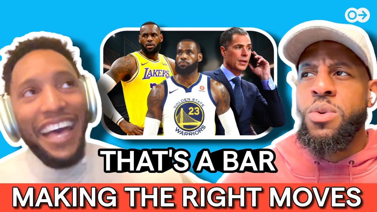 THAT'S A BAR 📊 Andre & Evan talk Rob Pelinka's comments on making the RIGHT MOVES at Trade ...