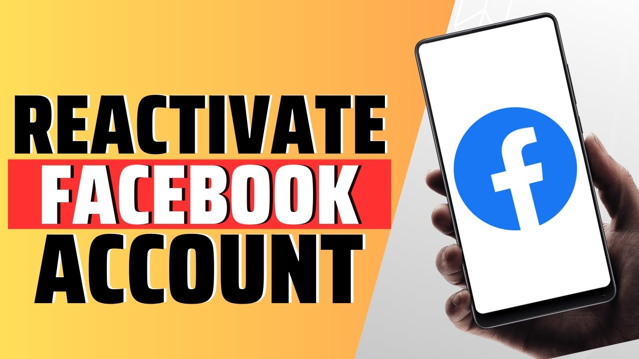 How To Reactive Your Facebook Account - YouTube