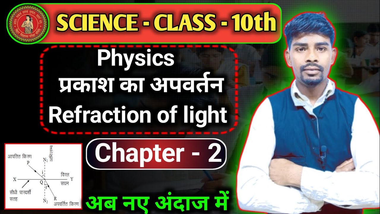 10th Physics chapter- 2 प्रकाश का अपवर्तन | Refraction of light ...