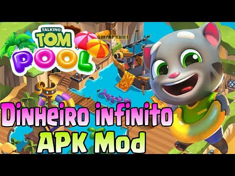 Talking Tom Pool APK MOD Dinheiro Infinito v 1.2.3.1073 - YouTube