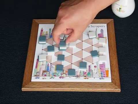 Board game Sky Scrapers rules & play - YouTube