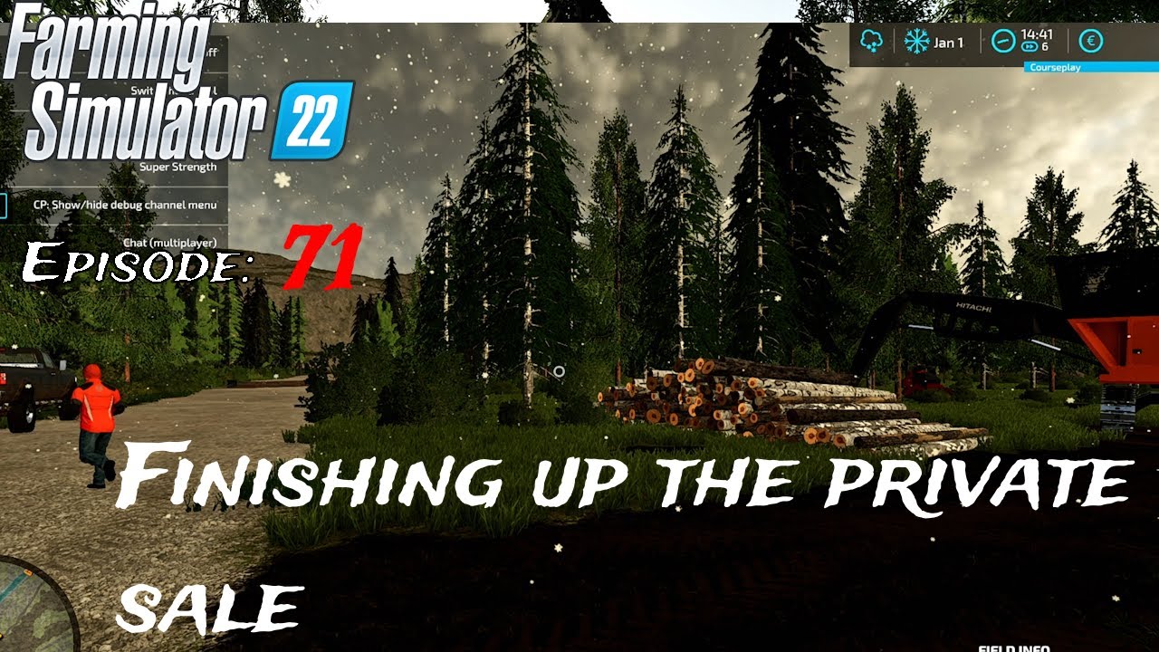 FS22 Logging-Start From Scratch Ep. 71: Completing the processing and ...