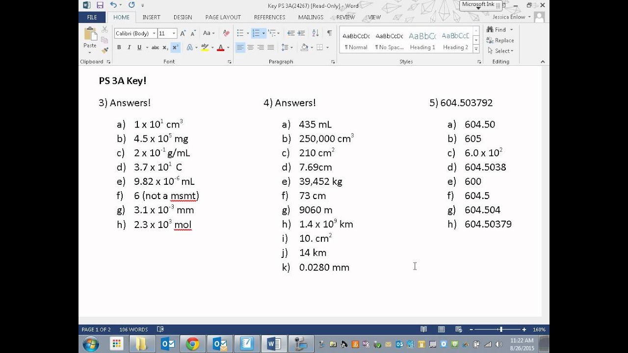 Honors Unit 1 Density Review - YouTube