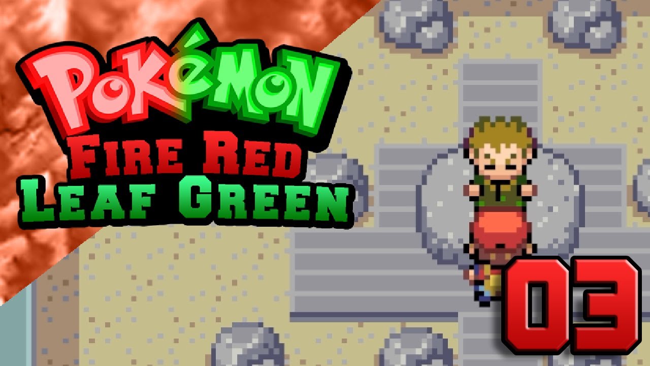 Pokémon FireRed and LeafGreen - Episode 3 | Pewter Gym Leader Brock ...