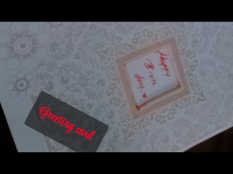 How to Make greeting card from INVENTION CARD| So easy and simple| Art ...