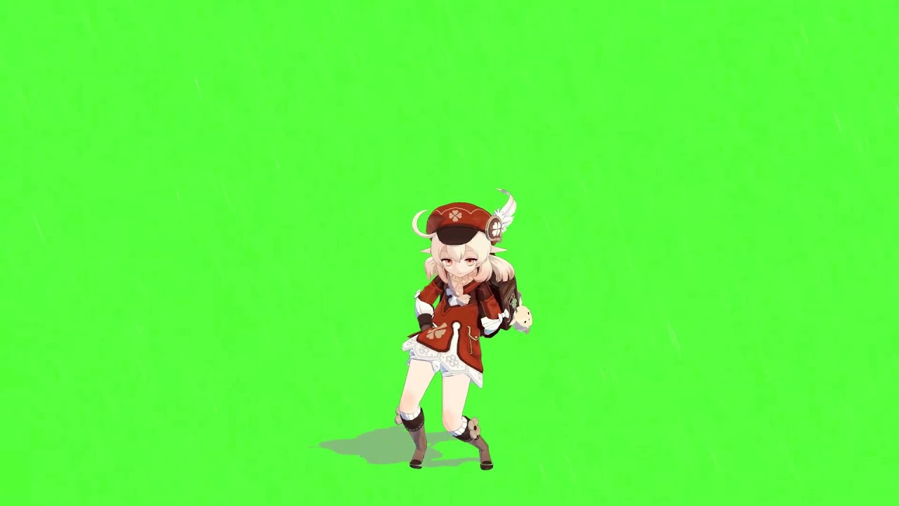 Dancing Klee (Green Screen) - YouTube